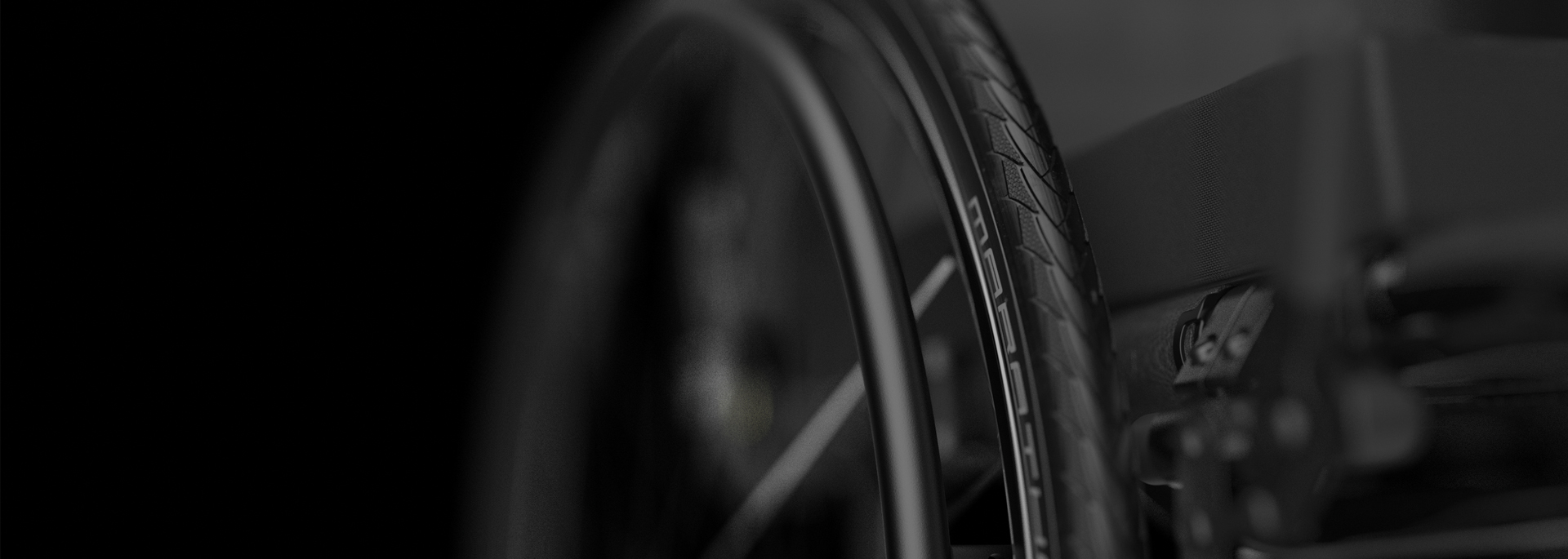 Black Aluminum Hard Anodized Handrims | Motion Composites